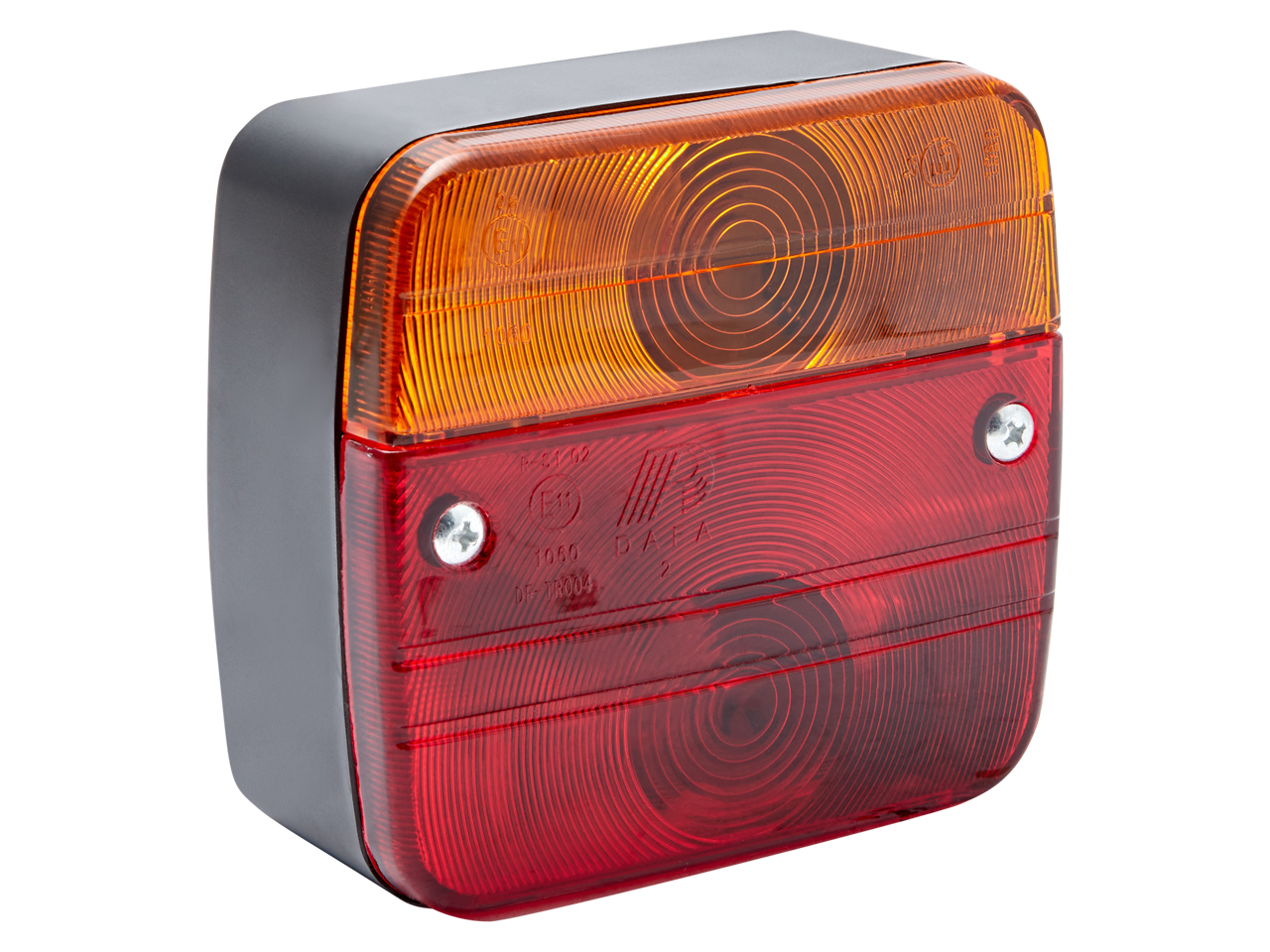 Square LED Combination Tail Light - 12V - 100x95mm - Pack - Trojan