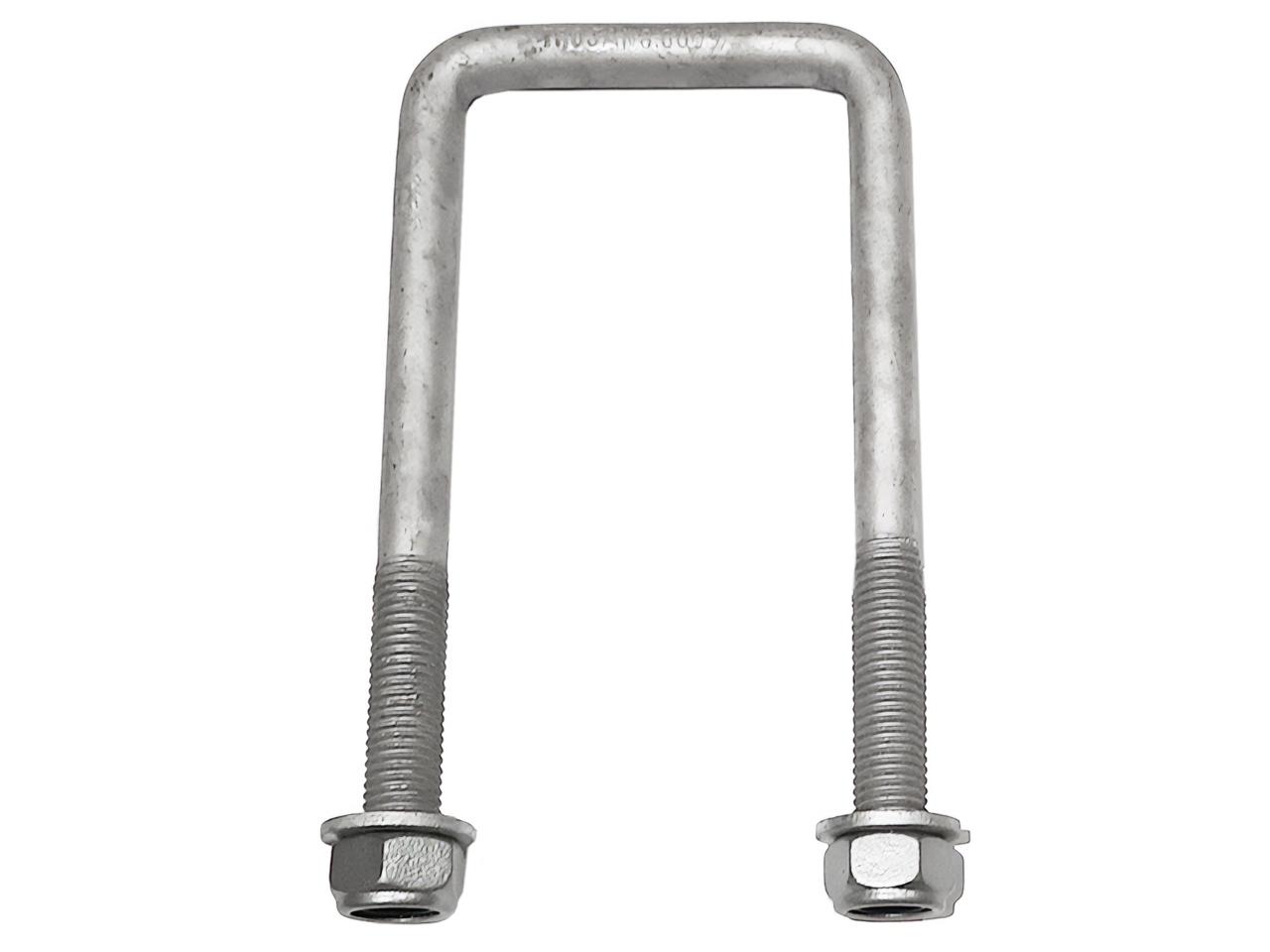 Square U-Bolt - M12 x 68 x 145mm - Grade 8.8 - Nuts Included - Trojan