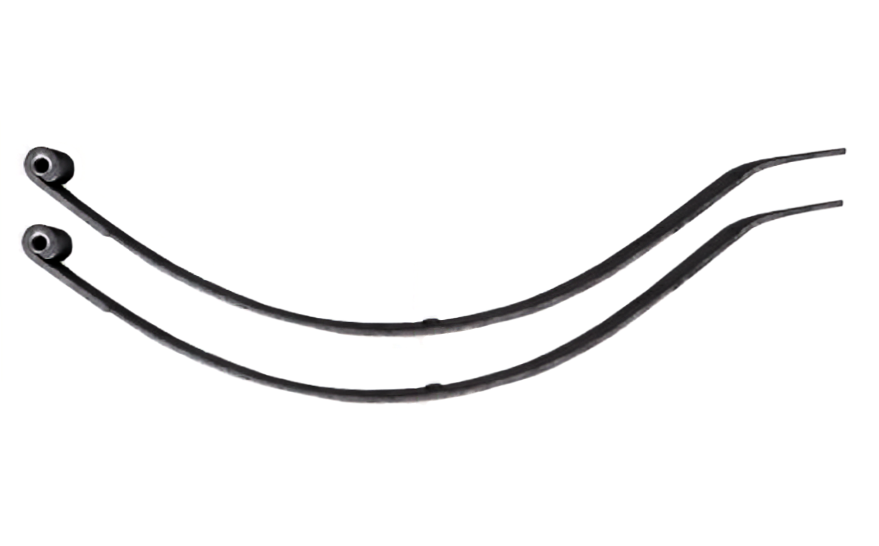 Taper Leaf Springs Black - 1000kg - Pair - Trojan