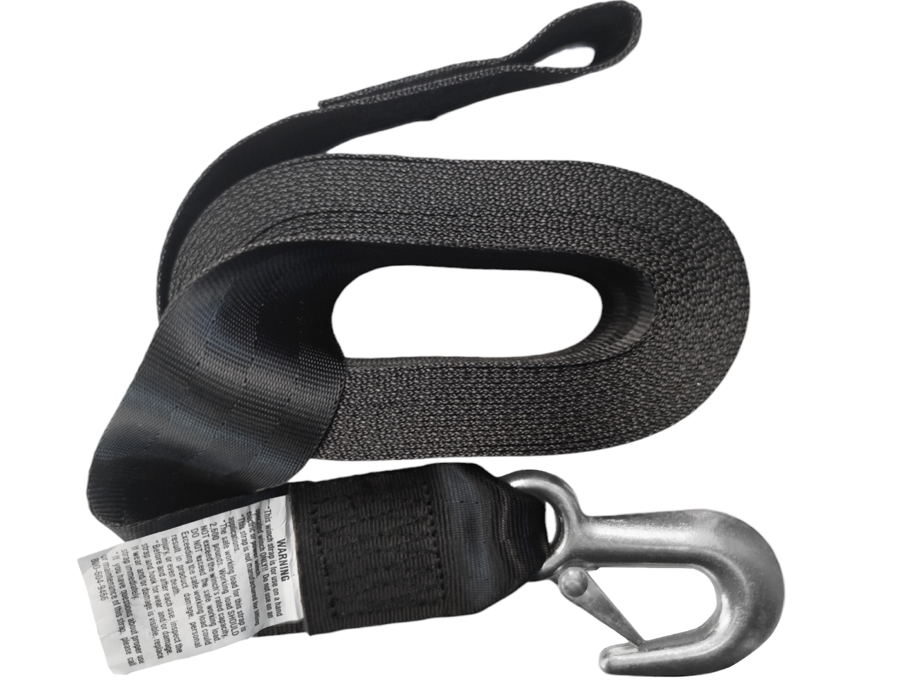 Fulton 6mx50mm Winch Strap with Hook - Trojan