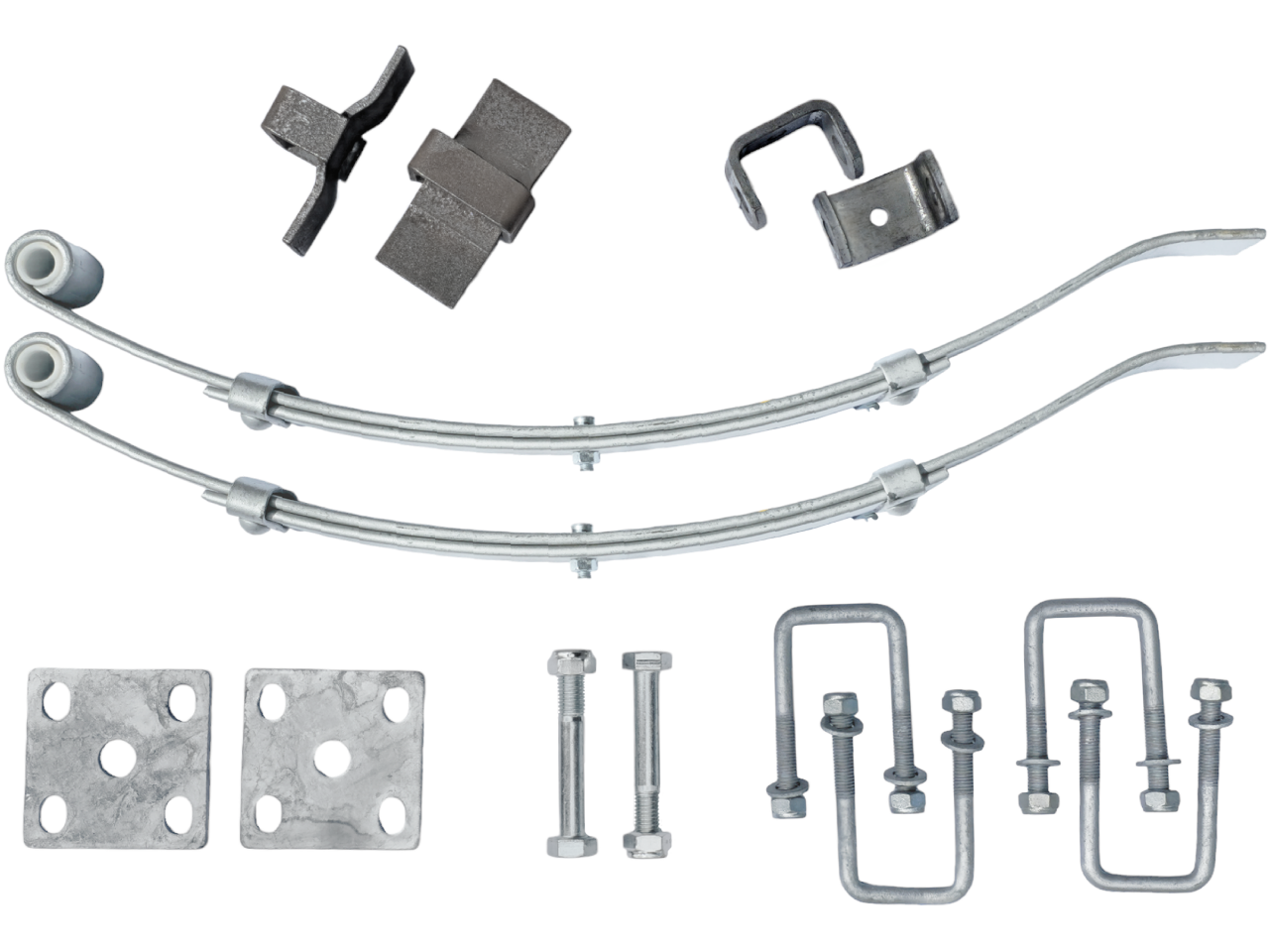 Multi Leaf Spring Kit - Short Series - 50mm wide - 500kg - Trojan