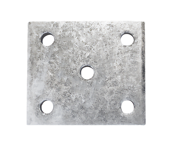 Wobble Roller Clamp Plate - Galvanised - 50mm x 43mm - Trojan